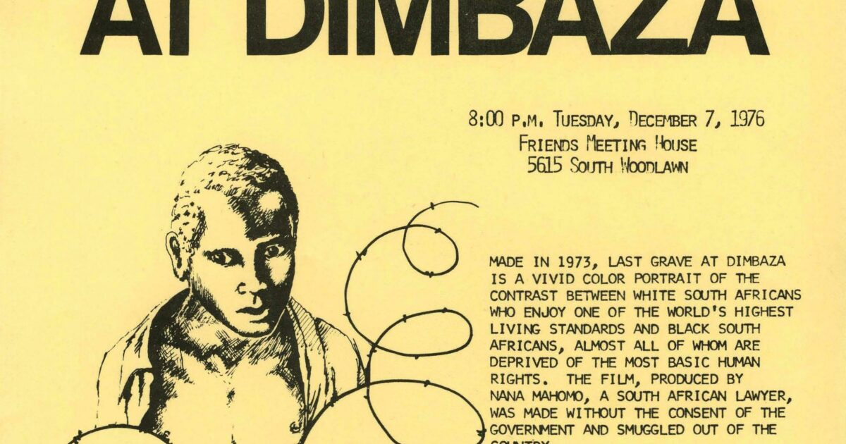 Last Grave at Dimbaza | Film Festival Gent